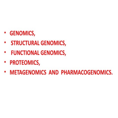 genomics structural genomics functional genomics | PPTX