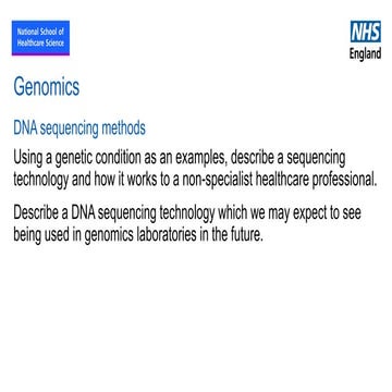 Genomics-DNA-sequencing-methods.undergraduate | PPTX