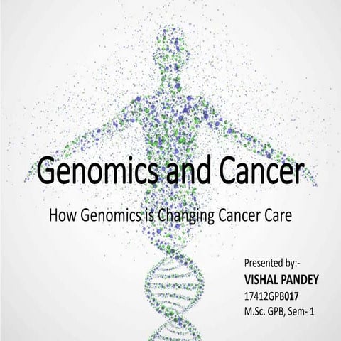 Genomics and Cancer | PPTX | Cancer | Diseases and Conditions