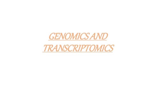 Genomics, Transcriptomics, Proteomics, Metabolomics - Basic concepts ...