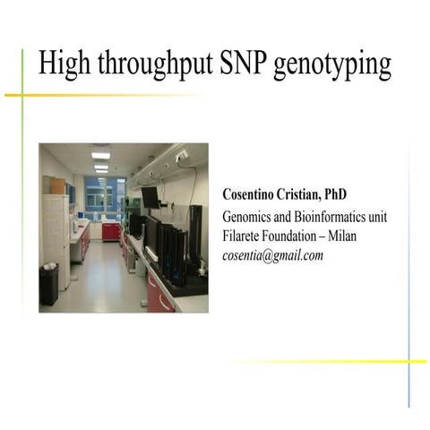 High throughput genotyping | PPT