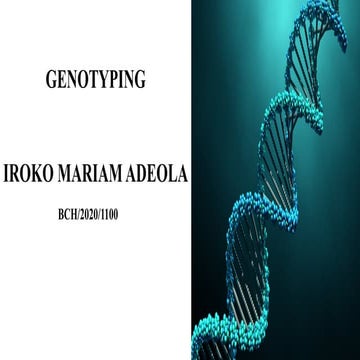 GENOTYPING types of genotype and blood group.pptx