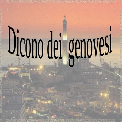 I Genovesi | PPS