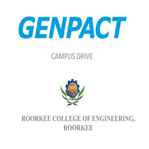 Genpact ppt | PPTX