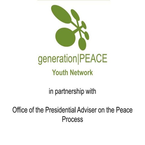 Gen peace basic conflict responses & peace initiatives | PPTX