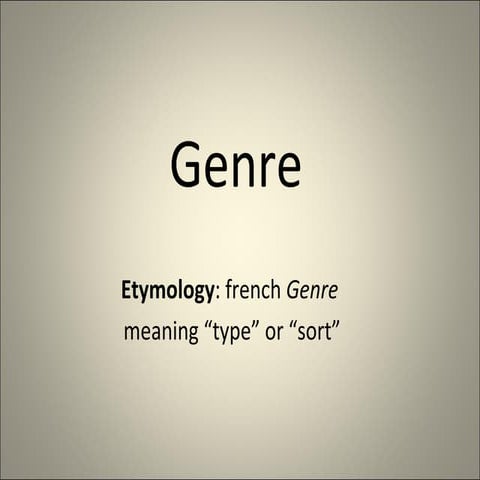 Genre | PPT