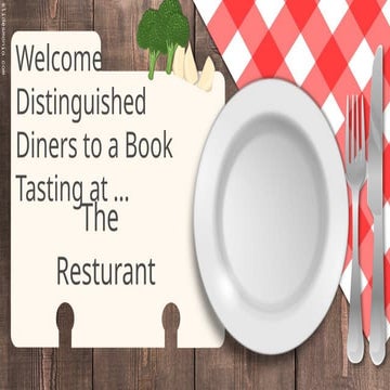 Book Tasting Slides-Genre for classrooms | PPT