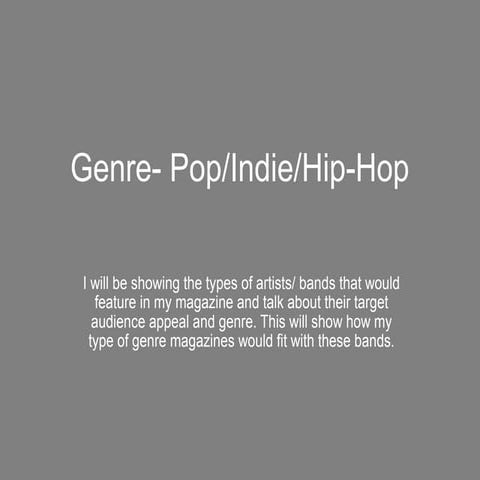 Genre pop | PPT