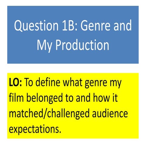 Genre for Q1B | PPT