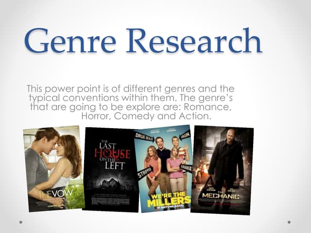 Film genres | PPT