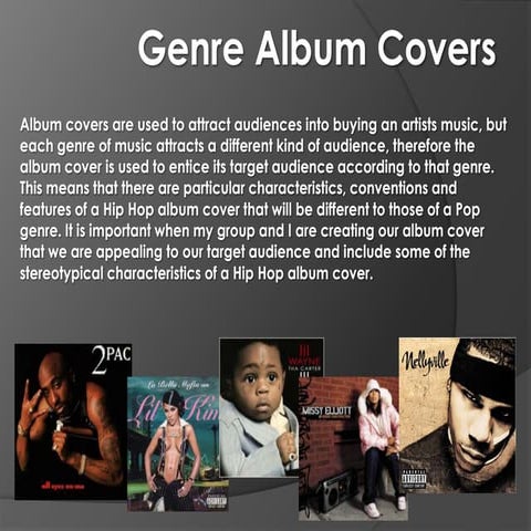 Genre album cover analysis | PPTX