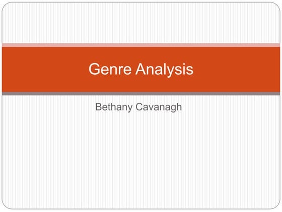 Genre analysis | PPT