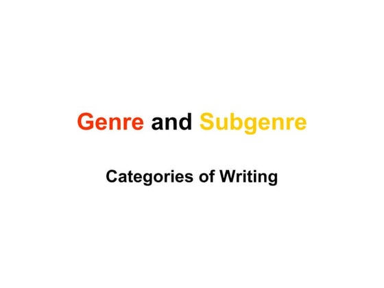 Genre Charts | PDF