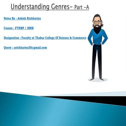 Understanding T.V. Genre and types part a | PPTX