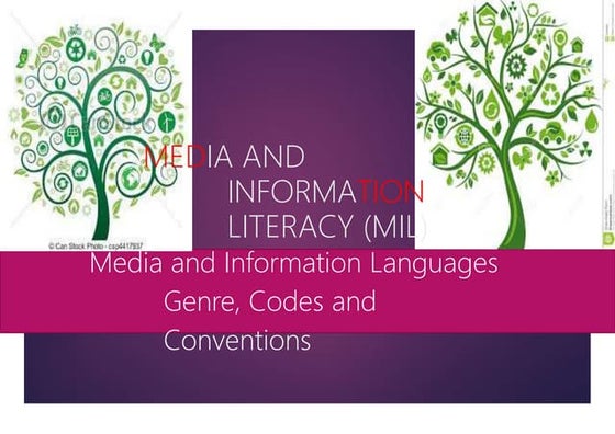 Media and Information Literacy (MIL) - 6. Media and Information ...