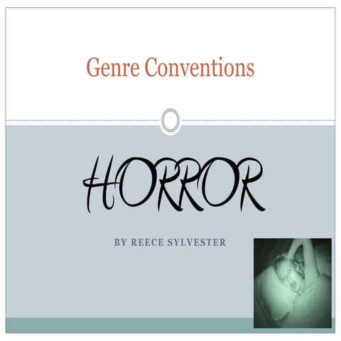 Genre conventions | PPTX