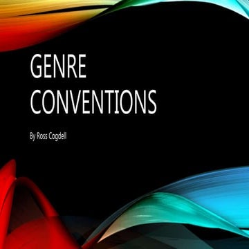 Genre conventions | PPTX