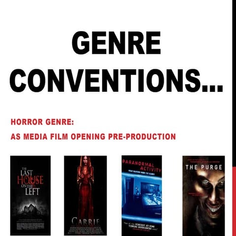 Genre conventions | PPTX
