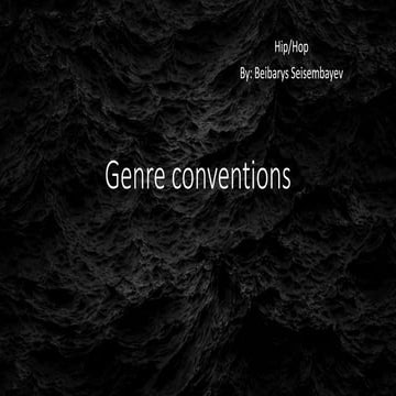 Genre conventions | PPT