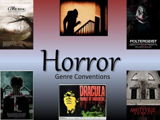 Conventions of the horror genre | PPTX