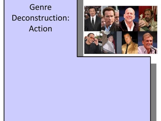 Action genre mind map | PPTX
