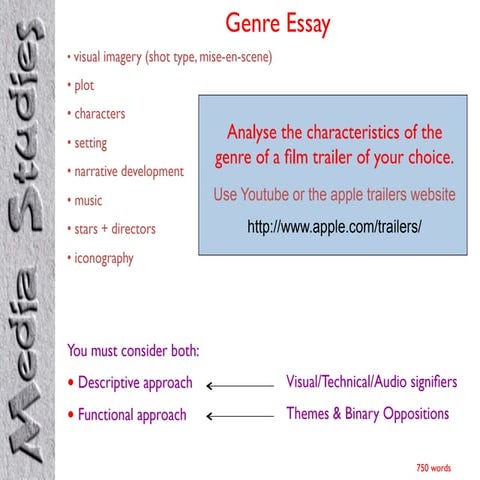 Genre homework | PDF