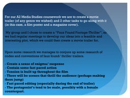 Frankenstein project group assignment sheet | PDF