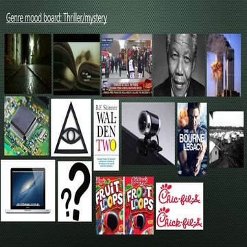 Genre mood board | PPT