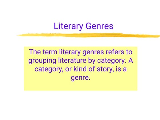 Fiction and Non-Fiction | PPTX | Fantasy | Genres