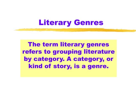 Fiction and Non-Fiction | PPTX | Fantasy | Genres