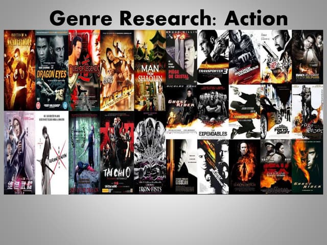 Codes and conventions of the action genre | PPTX