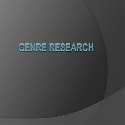 Genre research | PPTX | Hip Hop Music | Music