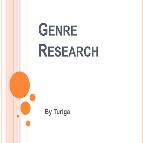 Genre research | PPT