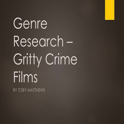 Target audience for crime | PPTX