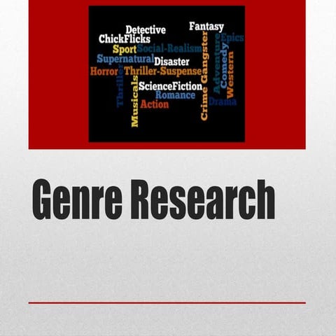 Genre research | PPTX