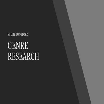 Genre research | PPT