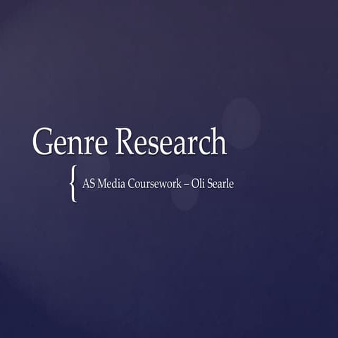 Research into a music genre- Indie Rock | PPT