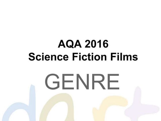 The Generic conventions of Sci-fi films | PPTX | Science Fiction | Genres