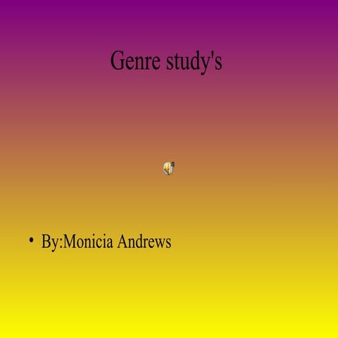 Genre study | PPT