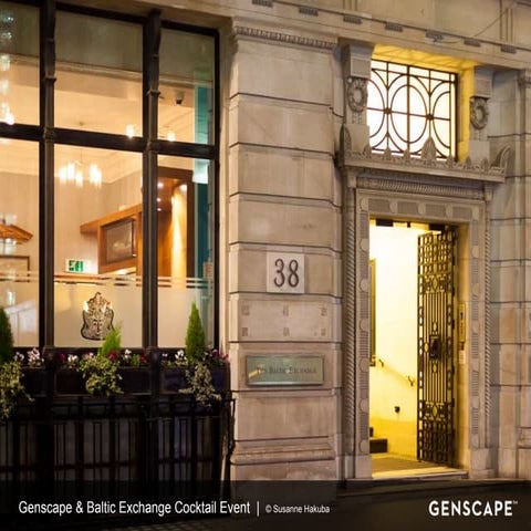 Genscape & Baltic Exchange Cocktail Event | PPT