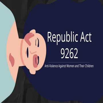 Republic Act 9262 or VAWC under the Philippines | PPT