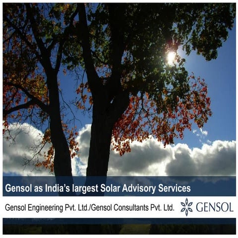 Gensol group of companies corporate presentation | PDF