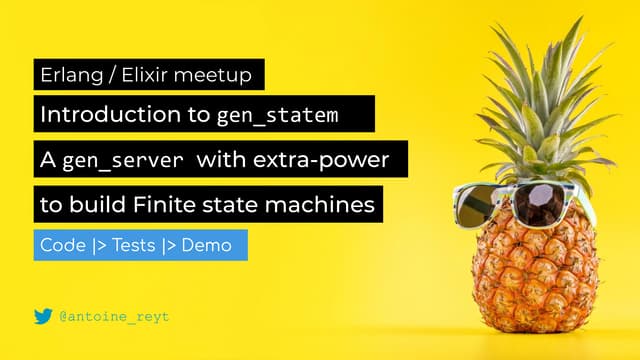 Discover Finite State Machines With Genstatem In Erlang Elixir Pdf