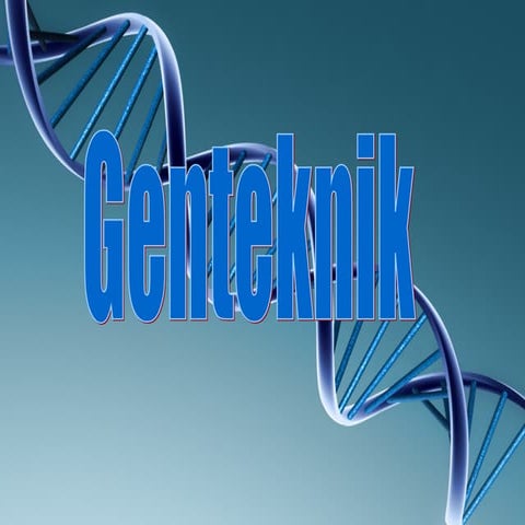 Genteknik | PPT
