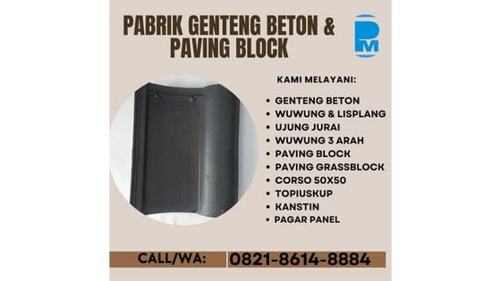 Genteng Beton Pilihan Cerdas untuk Atap Tahan Lama | PPT