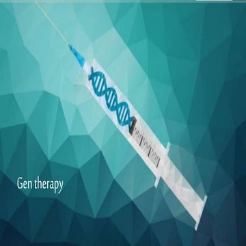 Gen therapy | PPTX