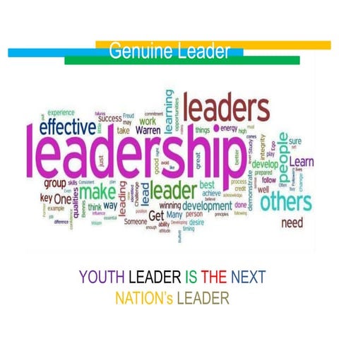 Genuine leader ridwansyah yusuf | PPTX