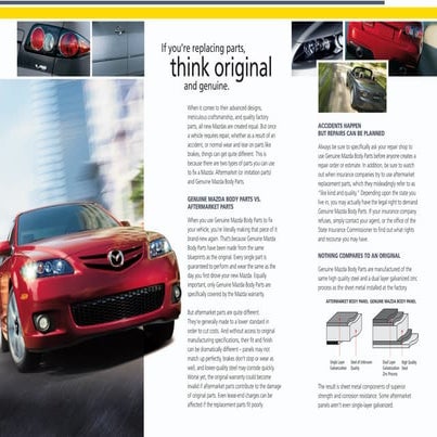 Genuine Mazda Parts | PDF