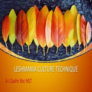 Parasite culture | PPTX