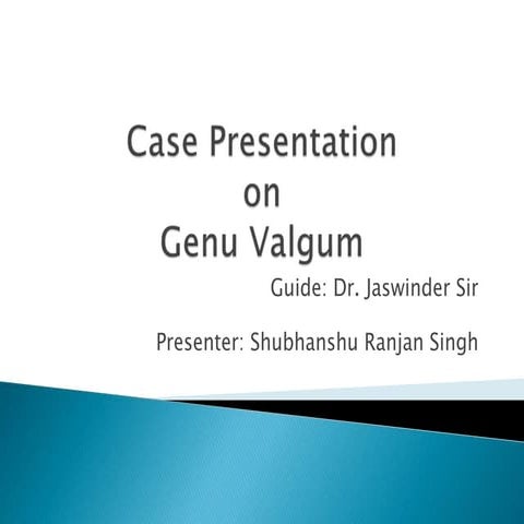 Genu varum valgus ,coxa varum | PPTX